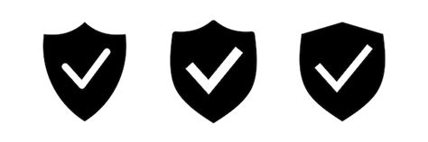 Premium Vector Shield Check Mark Shield Icon