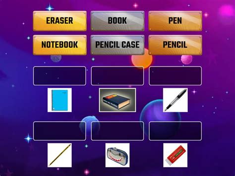 School Objects Match Up