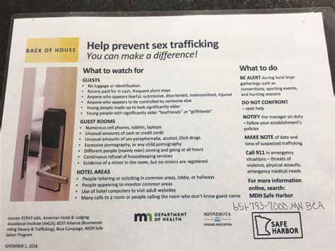 How To Spot Sex Trafficking Even In Carlton County Cloquet Pine