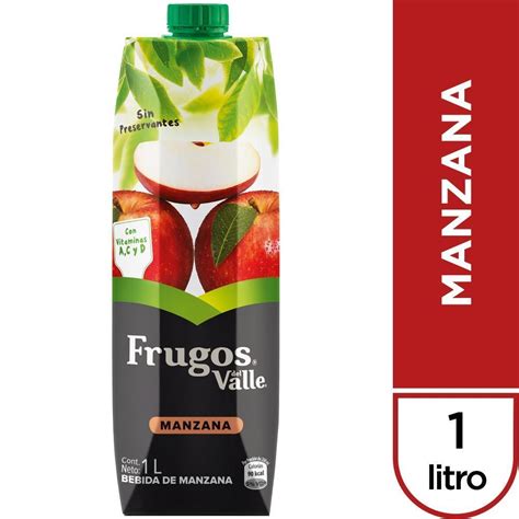 Bebida De Manzana Frugos Del Valle Caja 1 Lt Spidregco