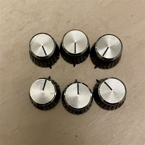 Set Of 6x Vintage 1979 Marshall Jmp Pointer Control Knobs Reverb