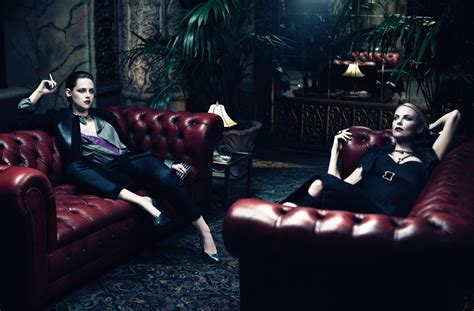 Charlize Theron And Kristen Stewart By Mikael Jansson For Interview