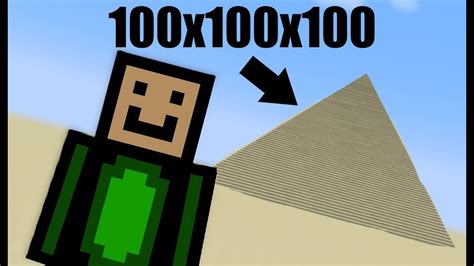 Minecraft Pyramids But They Keep Getting Bigger Youtube