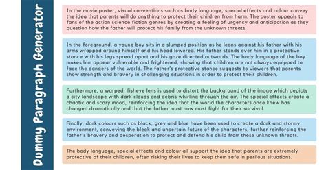dummy paragraph generator lipsum hub