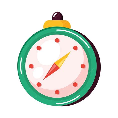 Free Vector Compass Guide Device