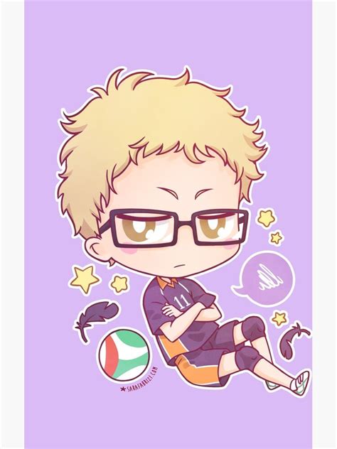 Haikyuu Tsukishima Chibi