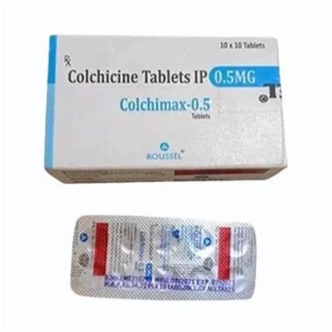 Colchicine Tablets Prescription Strength 06mg At Rs 1000box