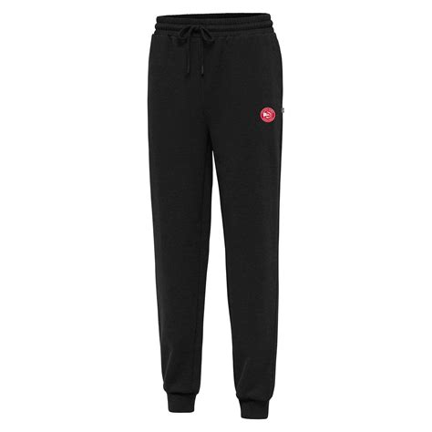 Mens Antigua Black Atlanta Hawks Idol Jogger Pants