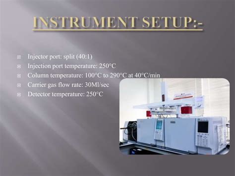 Gas Chromatography Mass Spectometry Pptx Chemistry Science