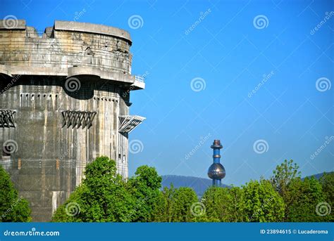 Flak Tower G Vienna Stock Image Image Of Raid Combat 23894615