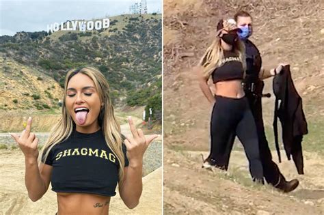 World Series Flasher Julia Rose Behind Hollyboob Prank