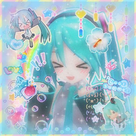 Hatsune Miku 🫧 ☆ 🐬 🌊 🌺 Sfondi Carini Immagine Del Profilo Foto