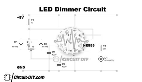 Led Dimmer Circuit 555 Timer Projects 5 Steps Instructables