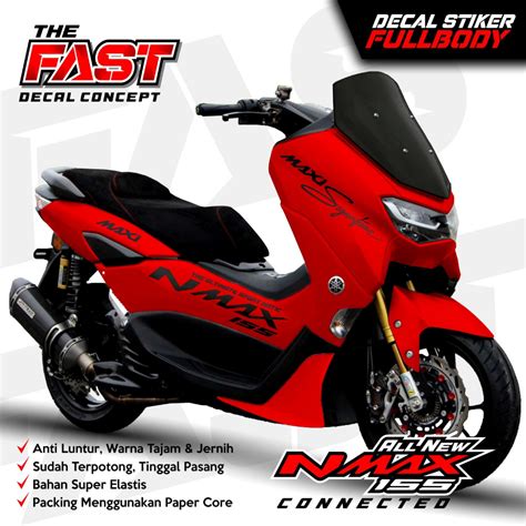 Jual Antiluntur Decal Stiker Nmax New Stiker Yamaha Nmax 155 New