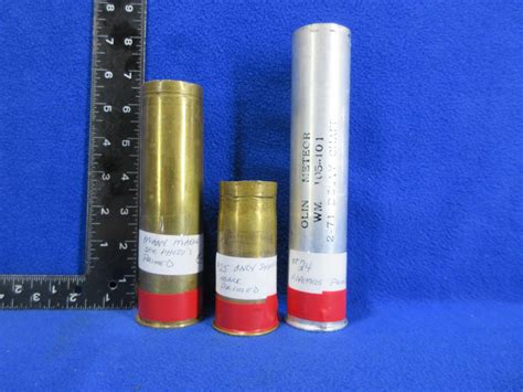 3 Primed Shell Casings Pick Up Or Ship By Ups Only