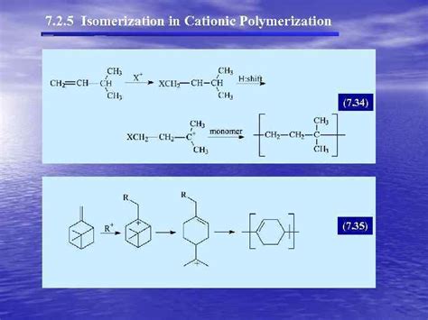Chapter 7 Ionic Polymerization 7 1 Introduction 7
