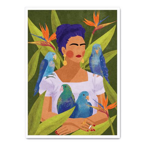 Frida And Birds Poster Posteraart