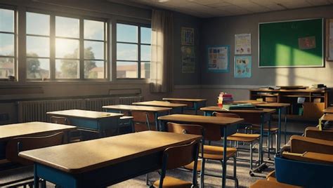 Premium Photo Class Room No Students Empty Class Room