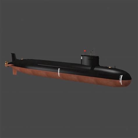 Chinese 093 Shang Class Nuclear Submarine 3d 모델 Turbosquid 1993608