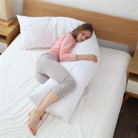 Cheer Collection Down Alternative 15 X 100 Extra Long Body Pillow