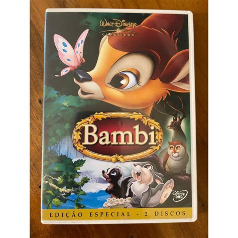 Dvd Bambi Disney Shopee Brasil