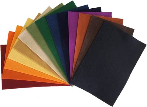 Weir Crafts 100 Wool Craft Felt 14 Sheet Package From National Nonwovens Co