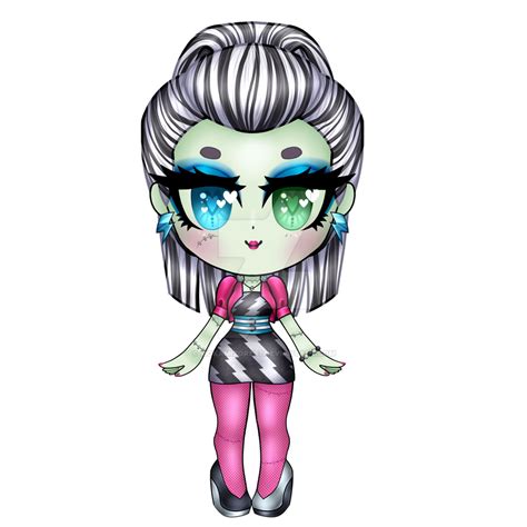 Chibi Monster High Frankie Stein Dotd By Mokamizore97 On Deviantart