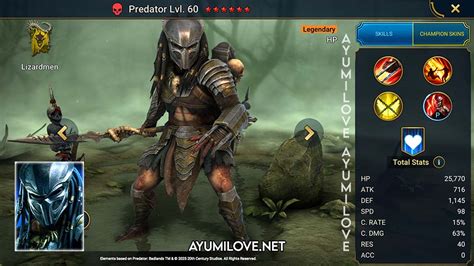Predator Champion Lore Raid Shadow Legends Ayumilove