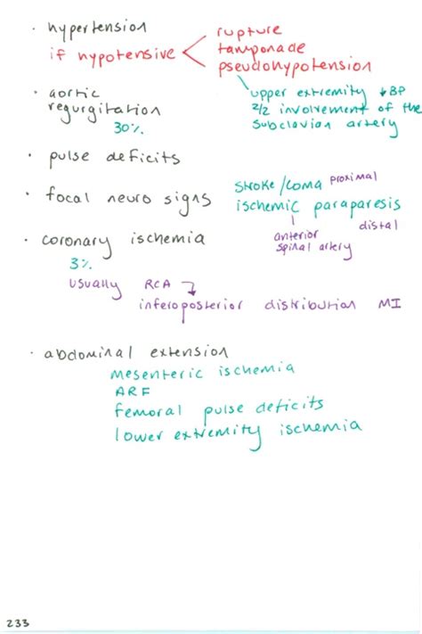233 Dissection Physical Exam And Other Findings Emupdates