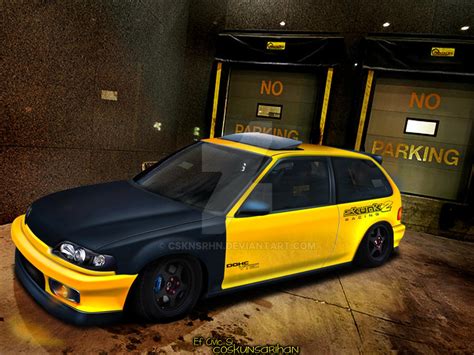 Ef Civic Si By Csknsrhn On Deviantart