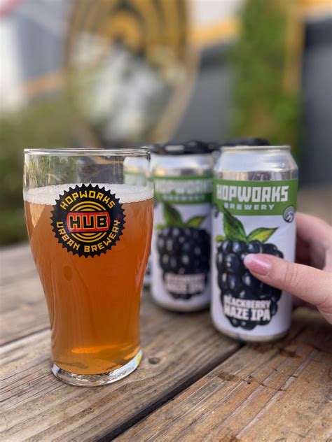 Hopworks Brewery Releases Blackberry Haze Ipa Brewpublc