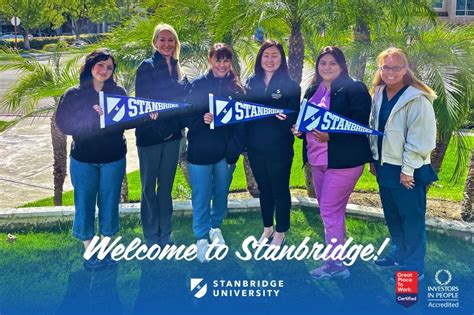 Join Us In Giving A Warm Welcome To Our Newest Colleagues At Stanbridge