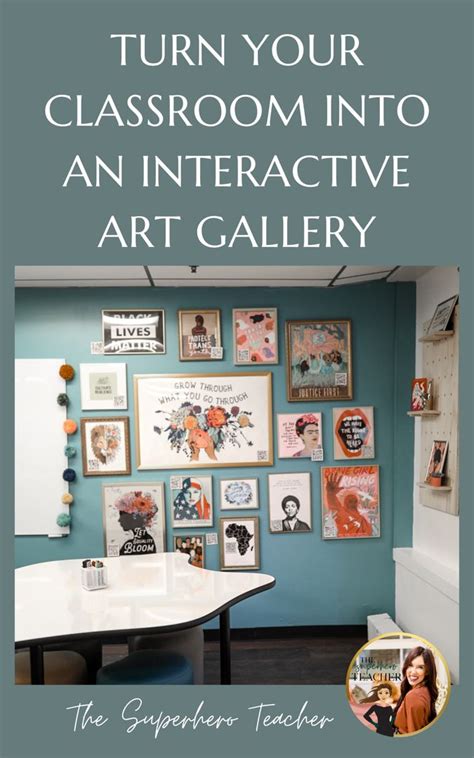 Turn Your Classroom Into An Interactive Art Gallery Classroom Decor