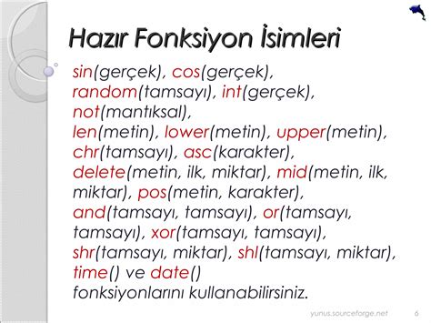 Yunus Visual Programming Turkish Ppt