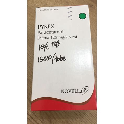 Jual Pyrex Paracetamol Enema 25 Ml Shopee Indonesia