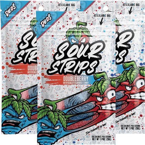Sour Strips Flavored Sour Candy Strips Deliciously Sour