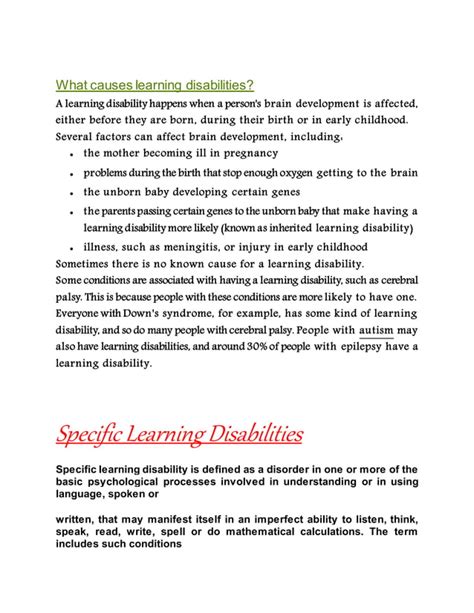 A Learning Disability Affects Docx