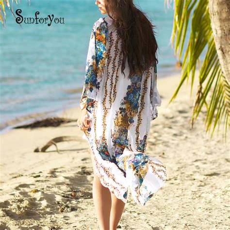 Women Cover Ups Swimwear Plus Size Beach Cover Up Pareo Beach 2019 Robe