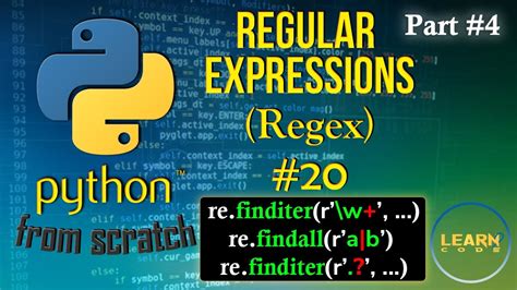 Python Course 20 Regular Expressions Part 4 الدارجة المغربية Youtube