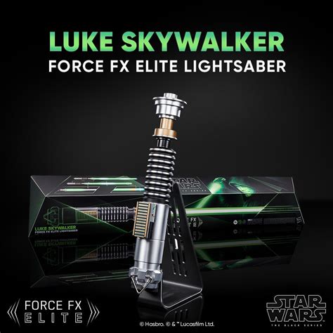 Black Series Luke Skywalker Force Fx Elitee Lightsaber Preorder