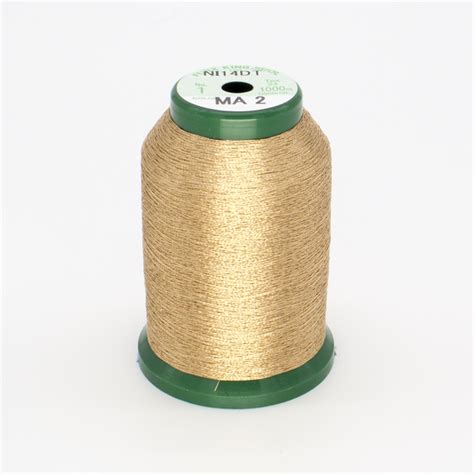 Kingstar Metallic Thread Ma 2 Copper 1000 Meter The Embroidery Store