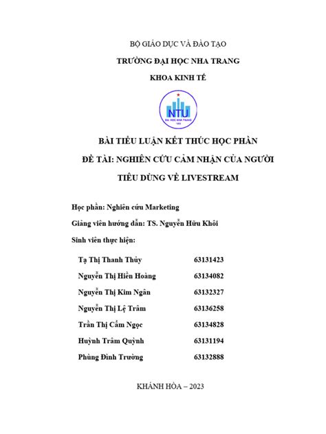 Nghiên C U Marketing Pdf