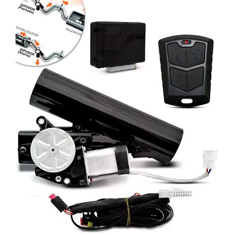 Difusor De Escapamento Esportivo Preto 30 Polegadas Controle Remoto Shopee Brasil