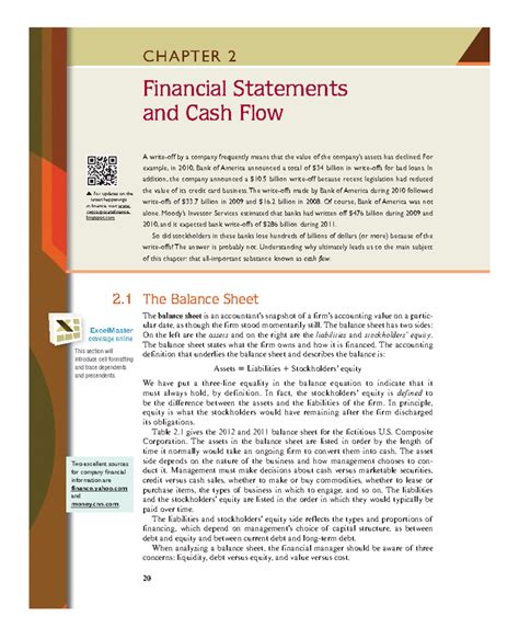 Chapter 2 Understanding Financial Statements And Cash Flow Fin 101