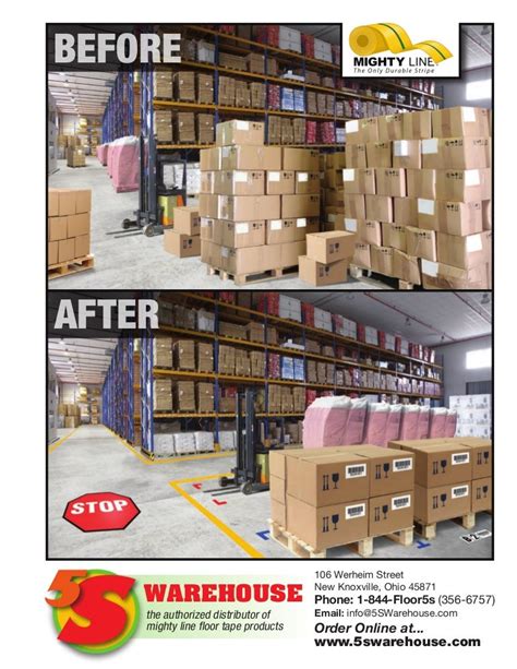 5s Warehouse Floor Marking And 5s Floor Signs Tape Catalog