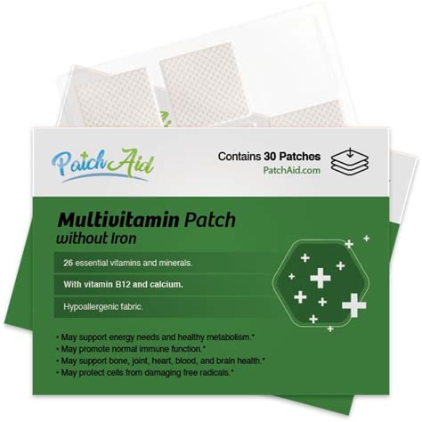 Vitamin And Mineral Patches By Patchaid