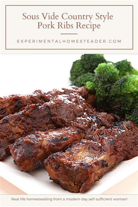 Sous Vide Country Style Pork Ribs Recipe How To Sous Vide Country
