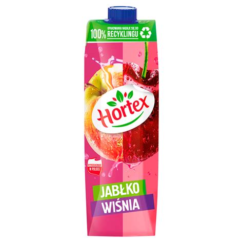 Hortex Drink Apple Cherry 1l Smakołyk Polish Grocery Store In The Uk