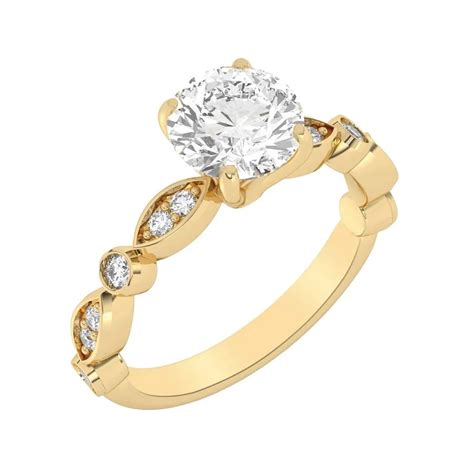 Allthebrilliants Fine Jewelry Round Diamond Engagement Ring