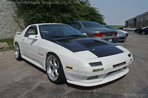 White Mazda Rx 7 With Re Amemiya Aw7 By Desmond Wheels